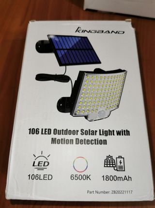 Luce Solare Led Esterno, 106 LED luci solari da gi