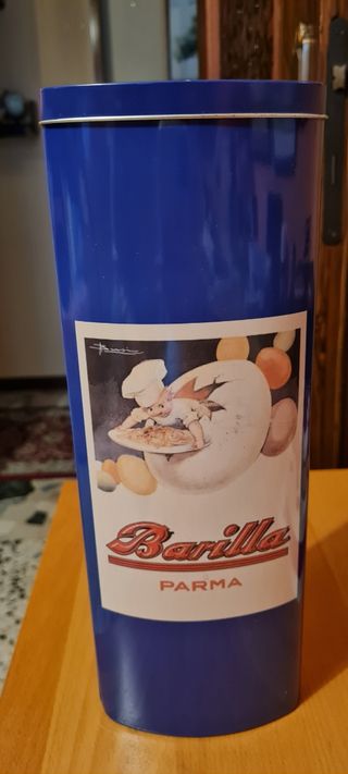 Barattolo in latta vintage pasta Barilla