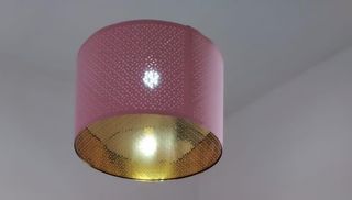 lampadario Ikea rosa