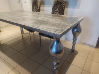 Vendo  Livorno Toscana Tavolo con foglia argento 