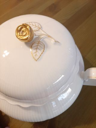 Zuppiera Porcellana Rosa Tirschenreuth