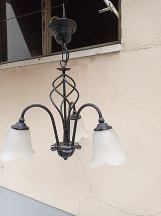 LAMPADARIO CON 3 PUNTI LUCE