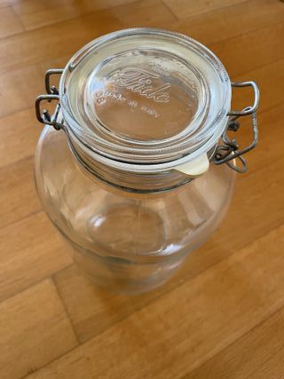 Vaso di vetro contenitore Bormioli Rocco Fido