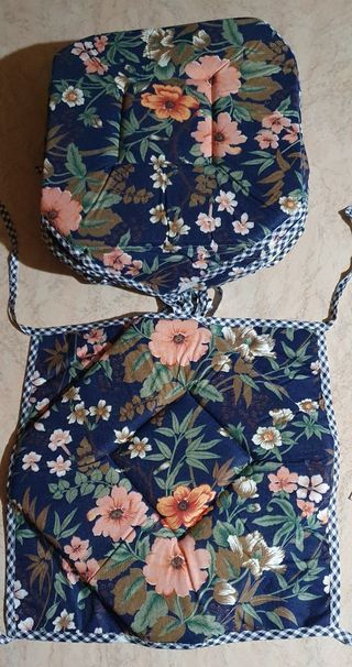 6 Cuscini coprisedie imbottiti 