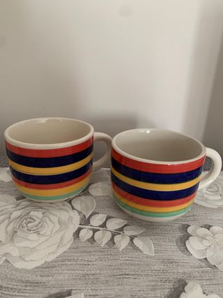 tazze multicolor nuove