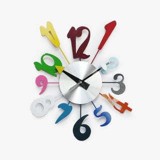 Reloj de pared decorado de 37 cm diámetro exterior