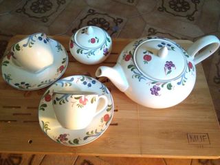 servizio da tè porcellana inglese Poole