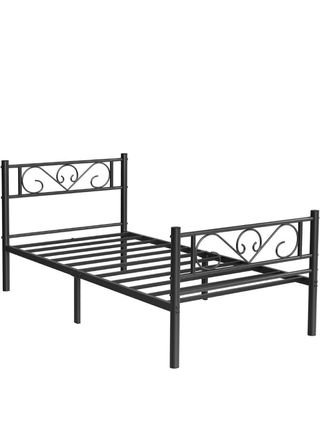 struttura letto metallo 