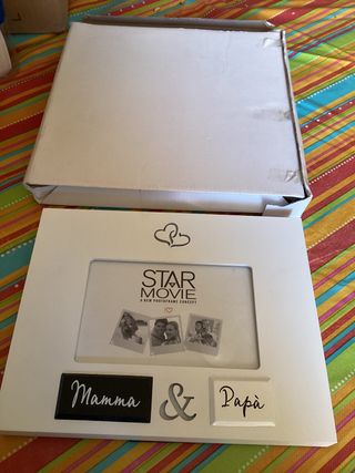 Cornice in legno Mamma&Papa'