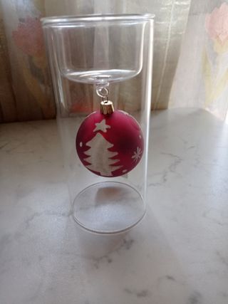 portacandele natalizio