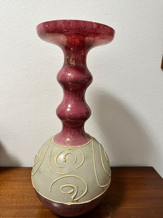 Vaso decorato a mano 