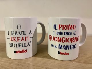 Tazze Nutella e Kinder