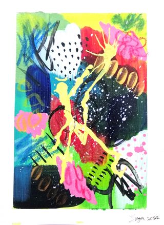 "por ti"cuadro abstracto/quadro astratto/pintura