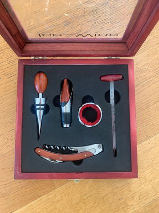 Set Vino 5 pezzi in legno