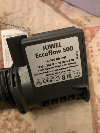 Pompa per acquario Ecoflow 500 Juwel. 