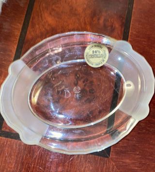 Portacenere in vetro e cristallo 