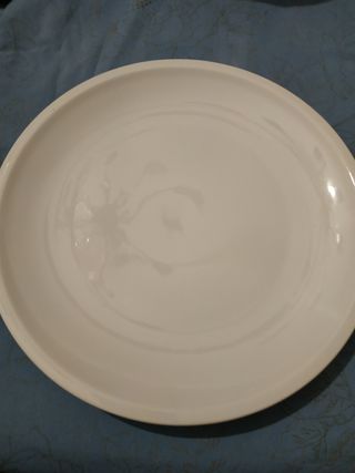 6 piatti piani porcellana 