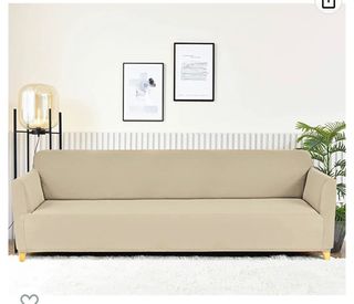 Copri divano 4 posti panna nuovo 