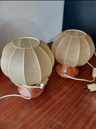 Coppia di lampade abat-jour