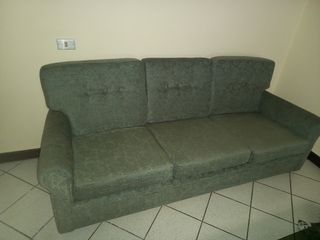 divano tessuto cuscini sfoderabili.2 poltrone