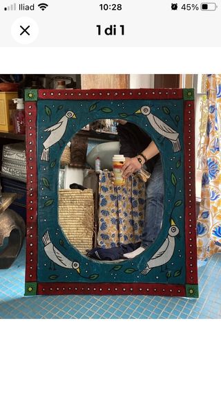 Spicchiò Nepalese Mirhila art 52x63 cm