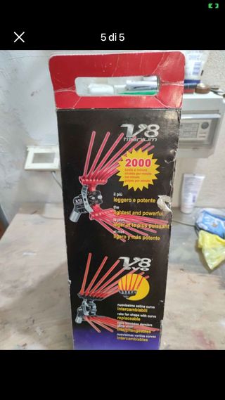 ABBACHIATORE PNEUMATICO + ASTA IN CARBONIO DI M.4