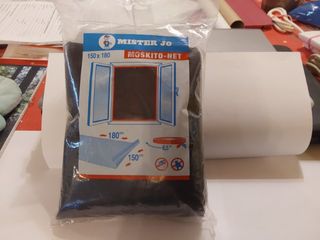 TENDA PER ZANZARIERA 150 X 180 NERA - NUOVA