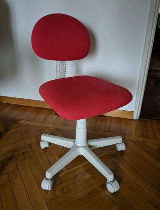 Sedia da scrivania rossa