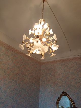 lampadario con abajour