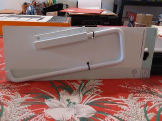 PORTA ASCIUGAMANO DA PARETE IN METALLO BIANCO