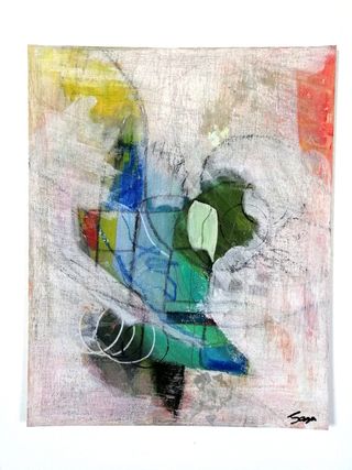 cuadro abstracto hacho a mano/quadro astratto