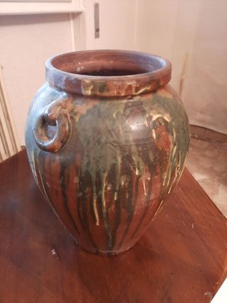 Orcio terracotta smaltato