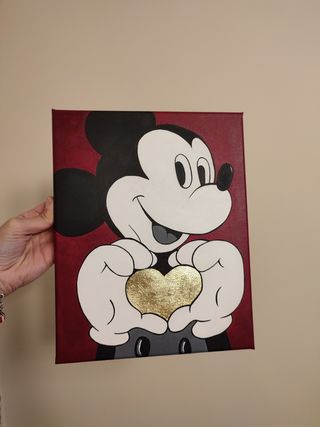 topolino mickey mouse quadro pop art