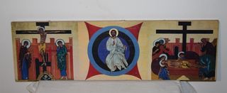 Quadro icona religiosa su legno prezzo trattabile