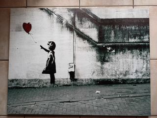 Quadro tela Banksy 