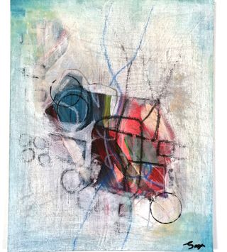 cuadro abstracto hacho a mano/quadro astratto