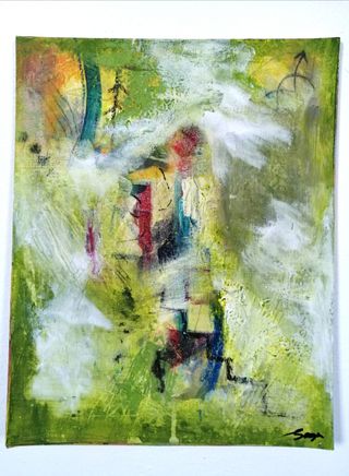 cuadro abstracto hacho a mano/quadro astratto