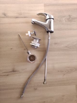 Rubinetto lavabo completo marca Ottone Meloda