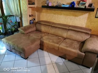 Divano con ampia penisola 3 posti