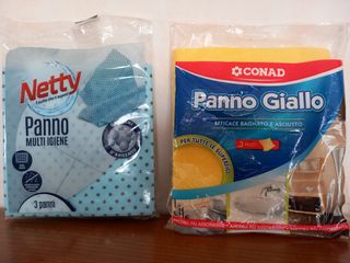 panni x pulizia, 2 confezioni