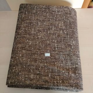 tessuto marrone melange 