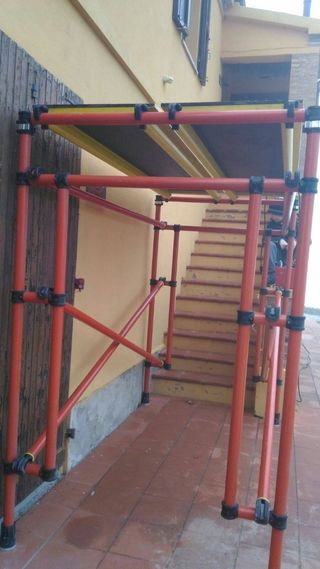 impalcatura di protezione x passaggio pedoni 