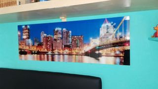 Quadro paesaggio notturno in vetro 120x40