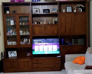 parete attrezzata in legno ottimo affare