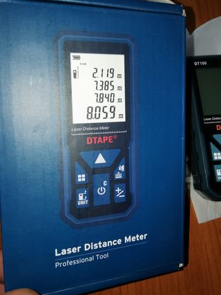 Misuratore Distanza Laser 100 m Telemetro Laser