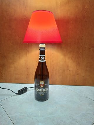 Lampada artigianale birra Kwak da 75 cl