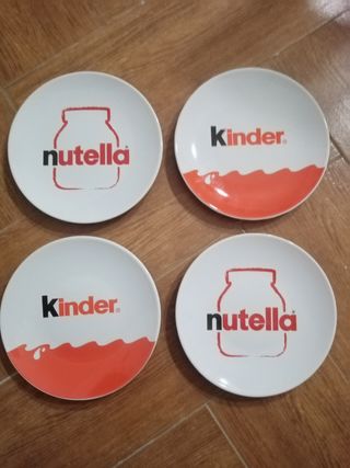 piatti 2 Kinder 2 Nutella 