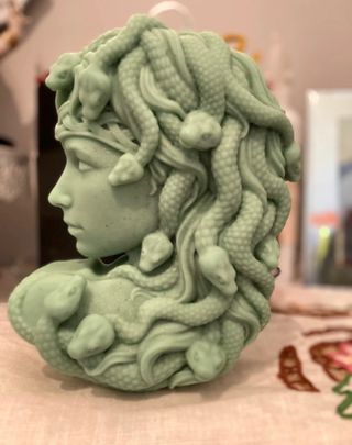 Candela donna / candela Medusa / bougie femme