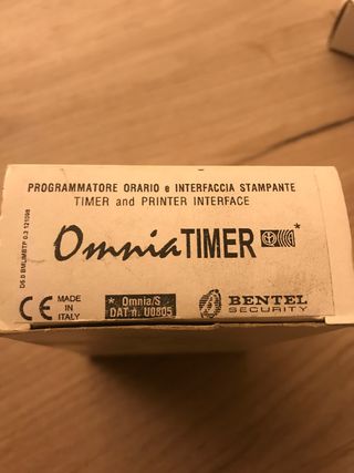 Scheda Omnia Timer