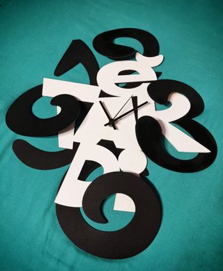 Orologio da parete "É tardi" 